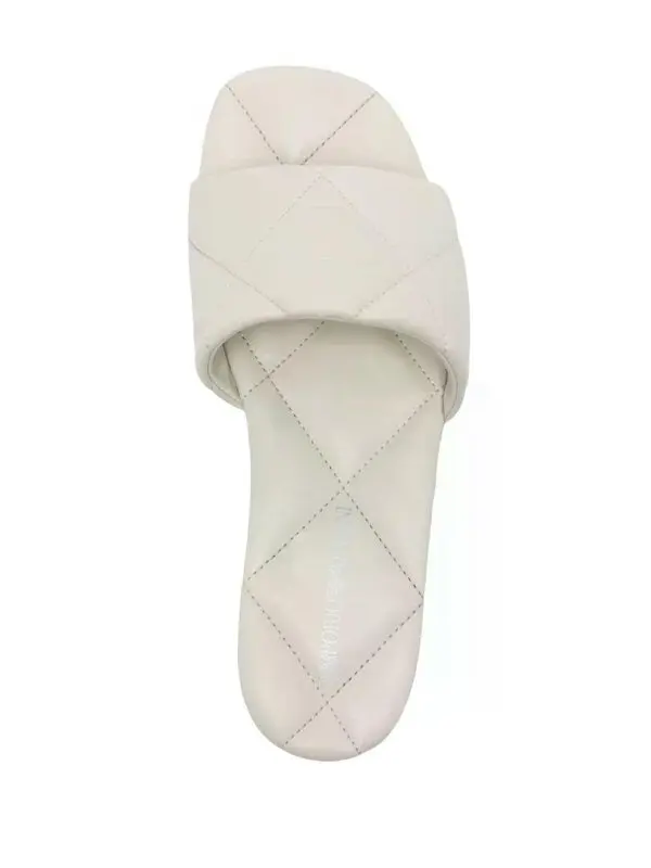 Emporio Armani Eagle-motif Quilted Sandals