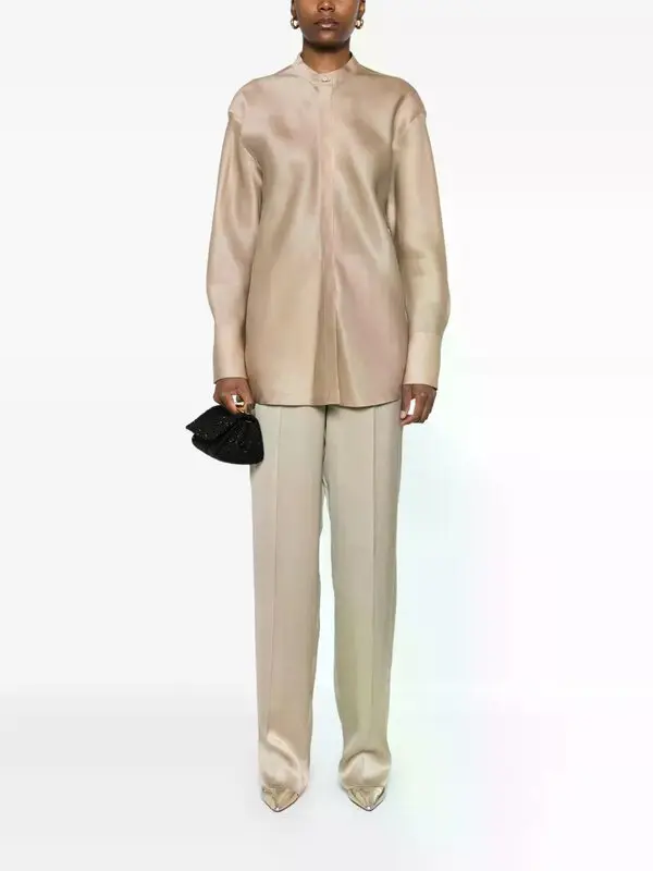 Giorgio Armani Silk Taffeta Shirt