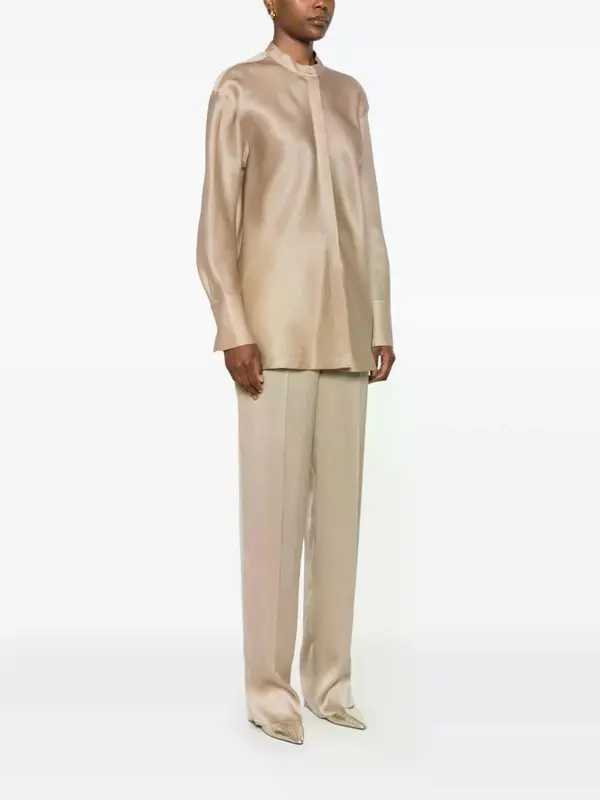 Giorgio Armani Silk Taffeta Shirt