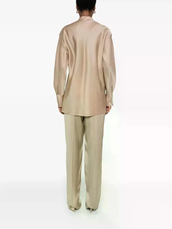 Giorgio Armani Silk Taffeta Shirt
