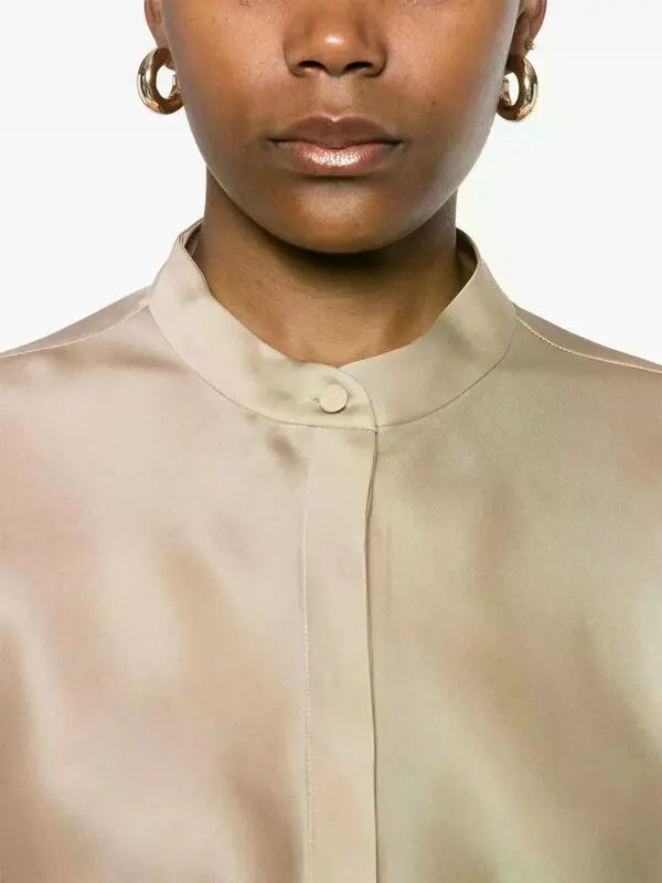 Giorgio Armani Silk Taffeta Shirt