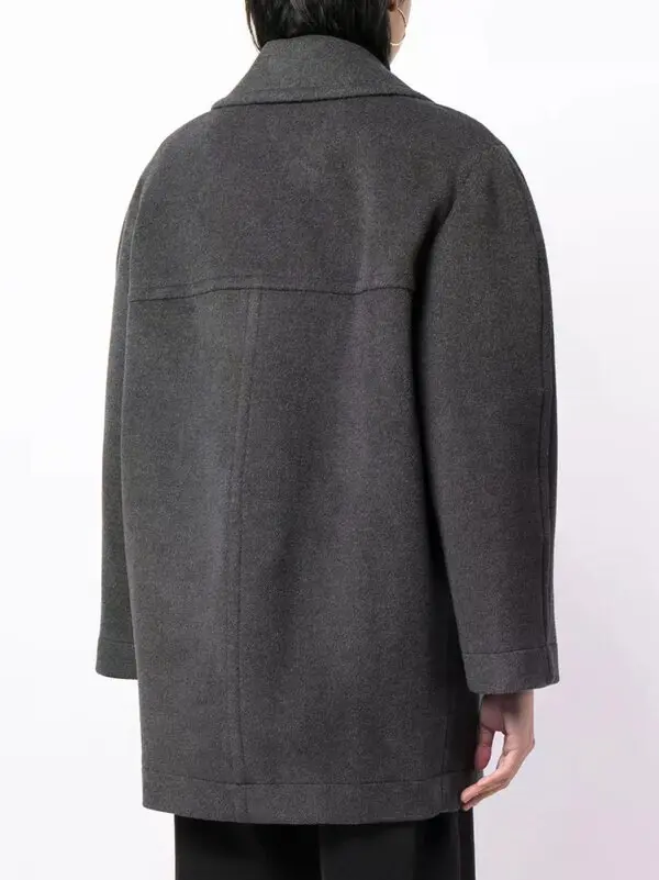 LOW CLASSIC Notched-lapels Double-breasted Coat