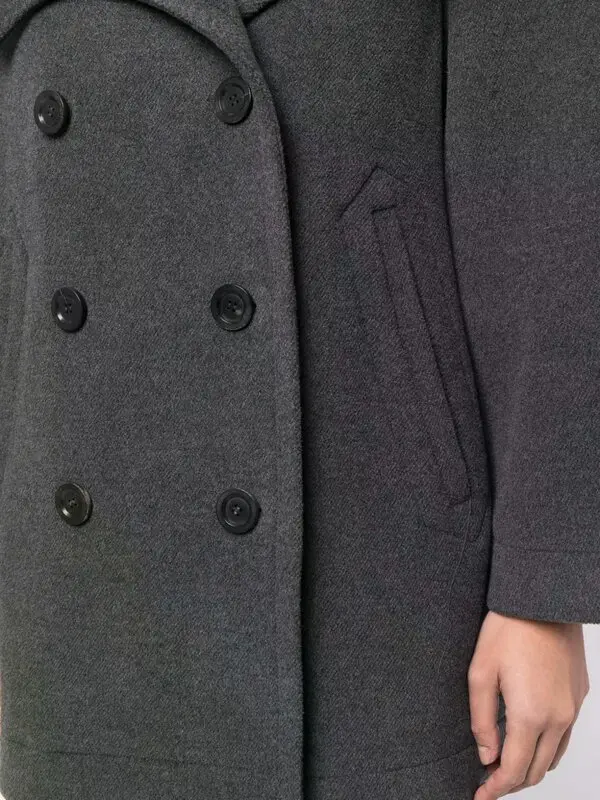 LOW CLASSIC Notched-lapels Double-breasted Coat