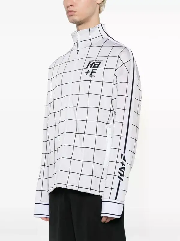 HAIDER ACKERMANN Logo-print Checked Jacket