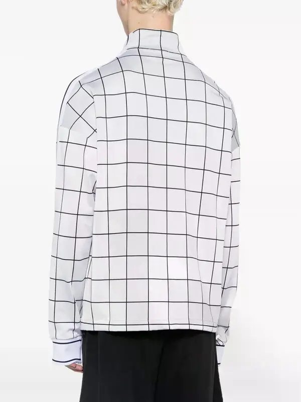 HAIDER ACKERMANN Logo-print Checked Jacket