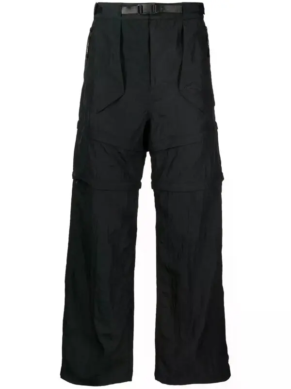 SPOONYARD Straight-leg Detachable Trousers - Black