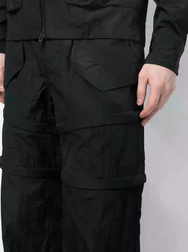 SPOONYARD Straight-leg Detachable Trousers - Black