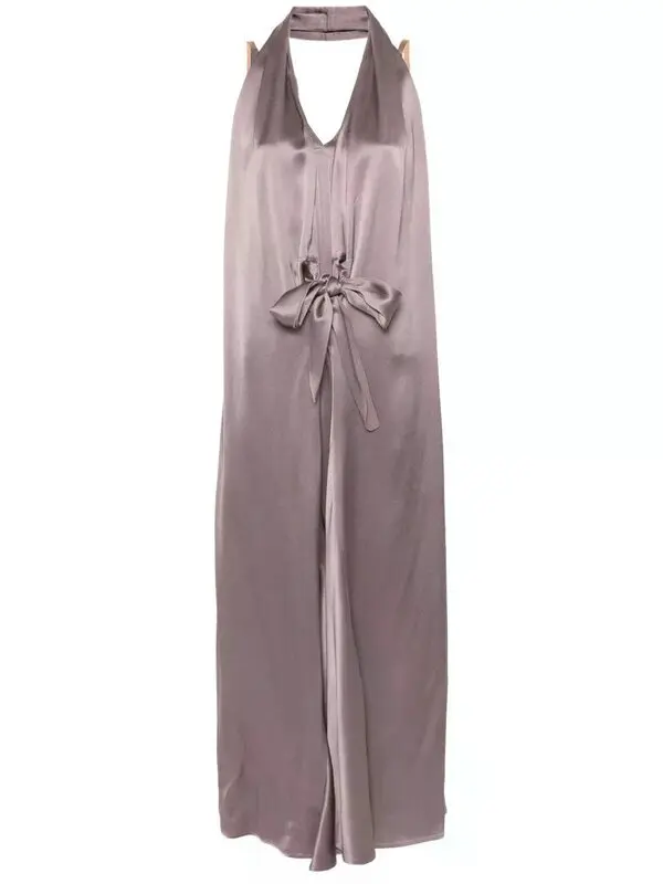 ALYSI Satin Maxi Dress