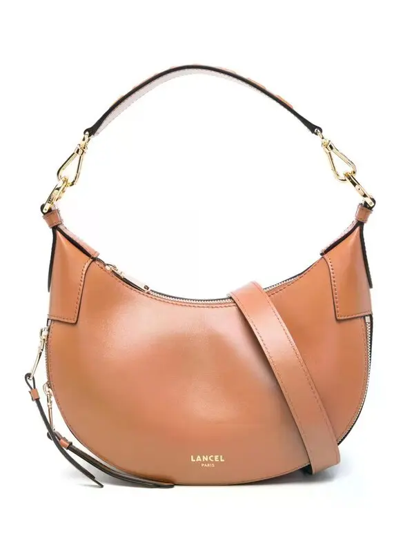 LANCEL Zip-up Crossbody Bag - Brown