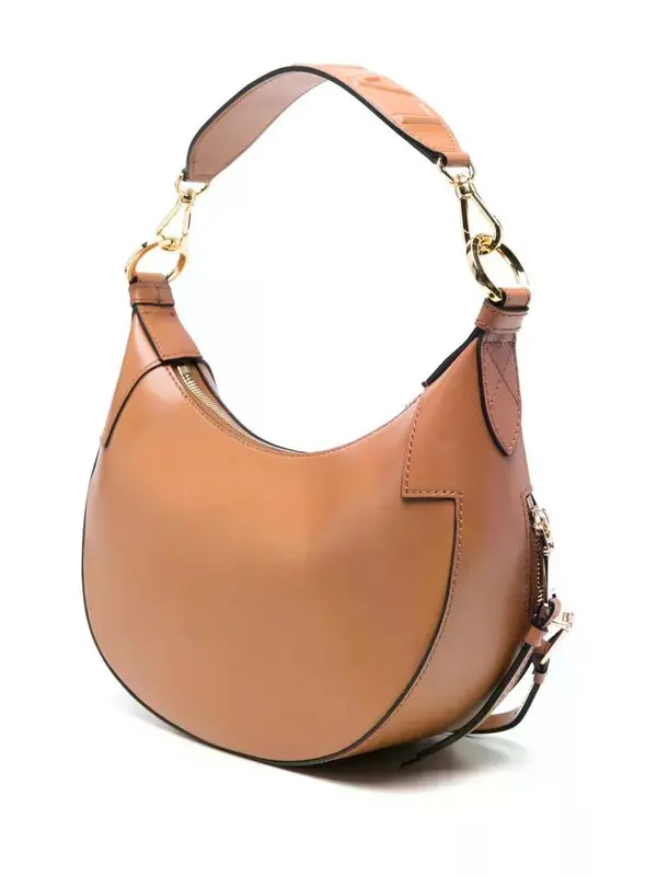 LANCEL Zip-up Crossbody Bag - Brown