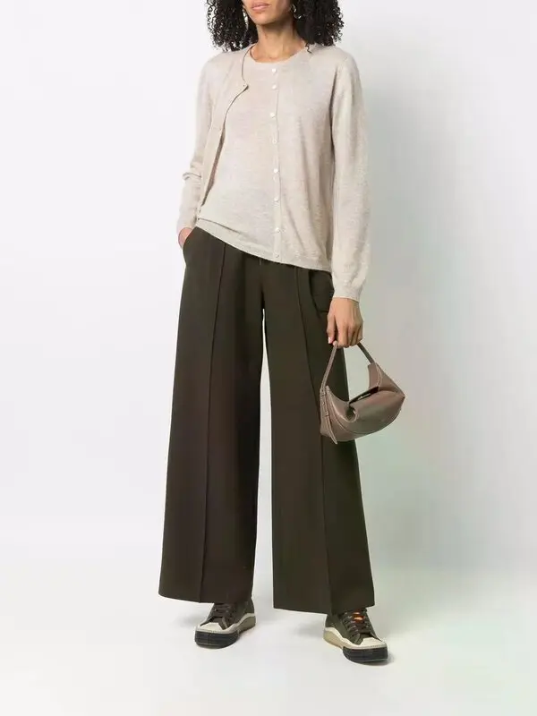 LISKA Double-layer Merino-cashmere Cardigan