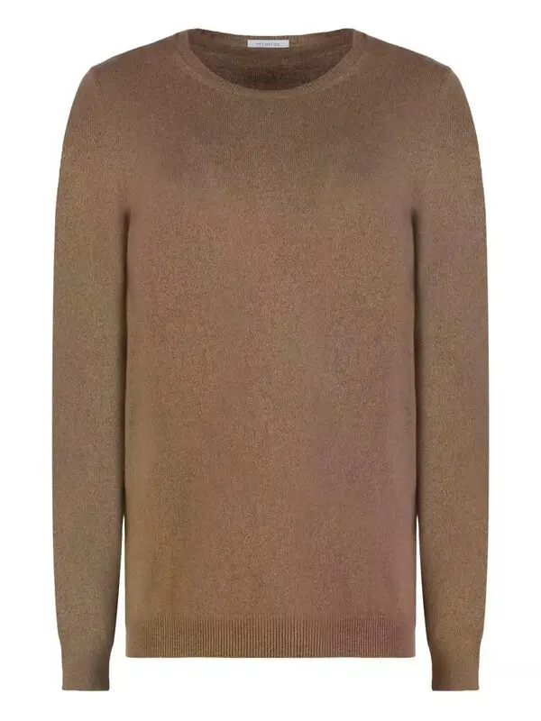 Malo Wool Jumper - Brown