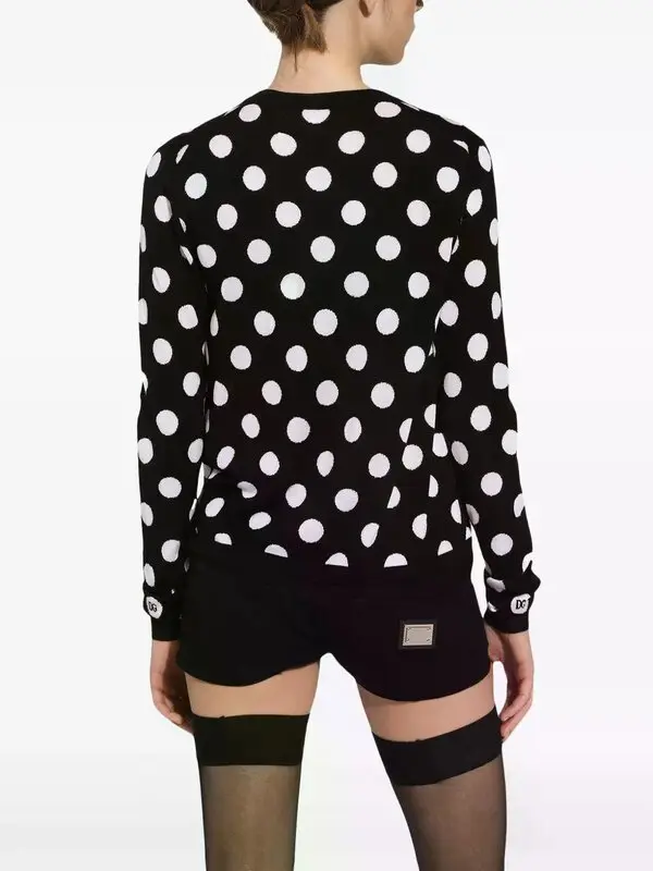 Dolce & Gabbana Polka-dot Pattern Jumper