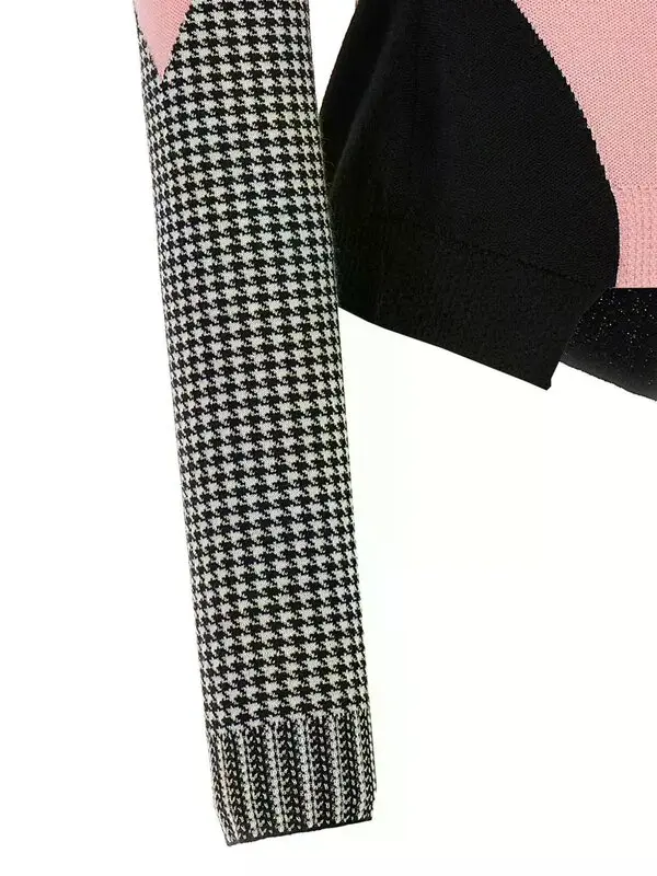 Alexander McQueen Checked Wool Sweater