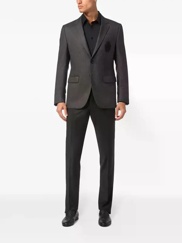 BILLIONAIRE Single-breasted Blazer - Black