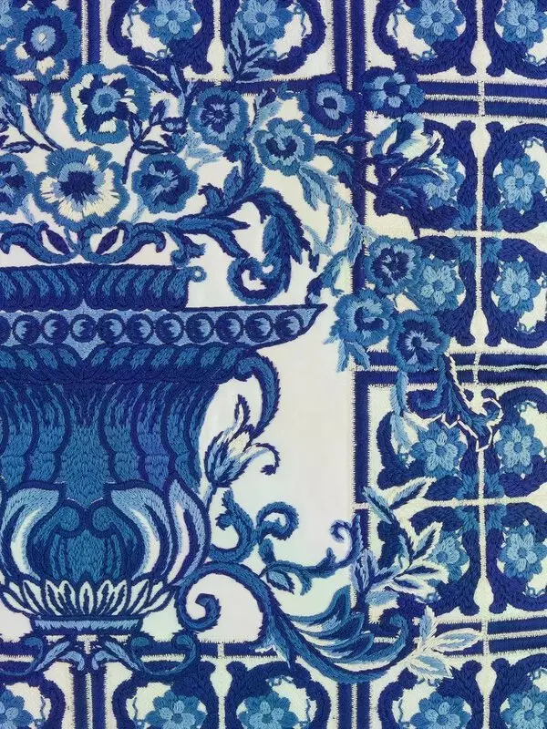 Dolce & Gabbana Embroidered Majolica-print Cushion