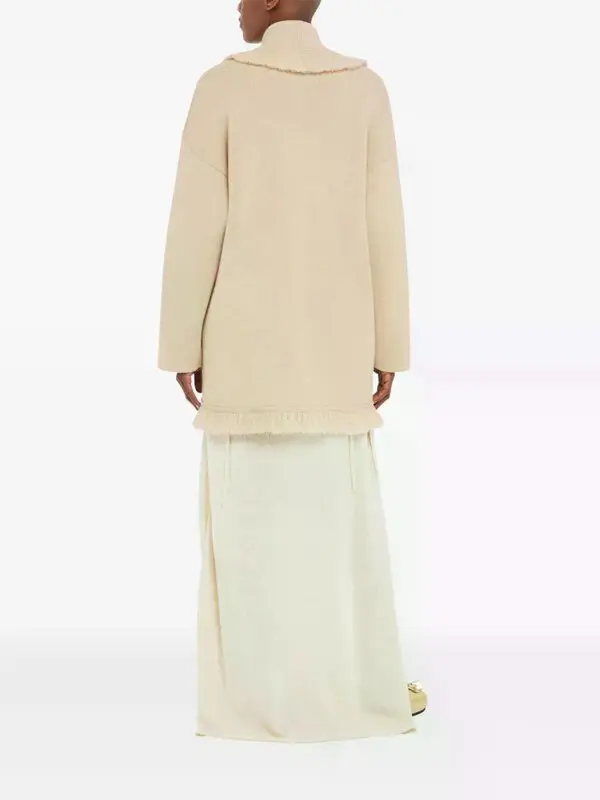 Alanui Finest Single-breasted Coat - Neutrals