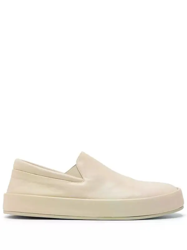 Marsèll Cassapelle Leather Sneakers - Neutrals