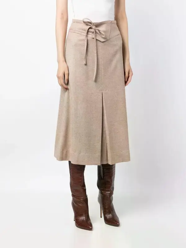 REJINA PYO Boone Wool-blend Midi Skirt