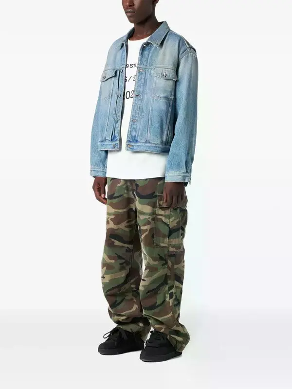 1989 STUDIO Logo-embossed Denim Jacket