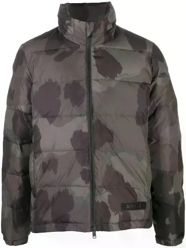 Aspesi Camouflage-print Padded Jacket
