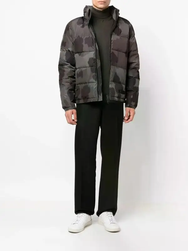 Aspesi Camouflage-print Padded Jacket