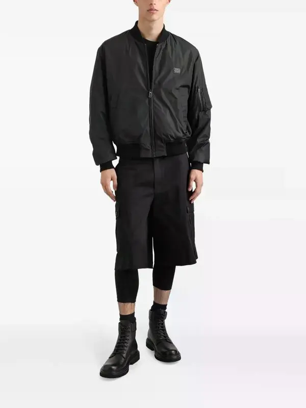 Dolce & Gabbana Logo-plaque Bomber Jacket