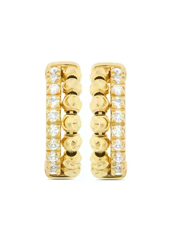 OFFICINA BERNARDI 18kt Yellow Diamond Earrings - Gold