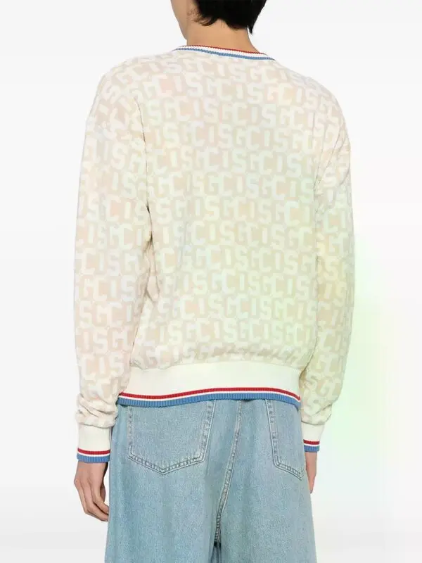 Gcds Intarsia-knit Logo Jumper