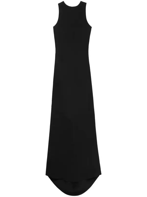 AMI Paris Bias-cut Maxi Dress - Black