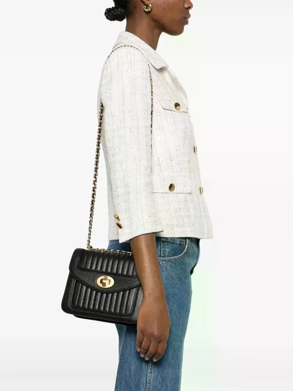 DELAGE Mini Ginette Shoulder Bag - Black
