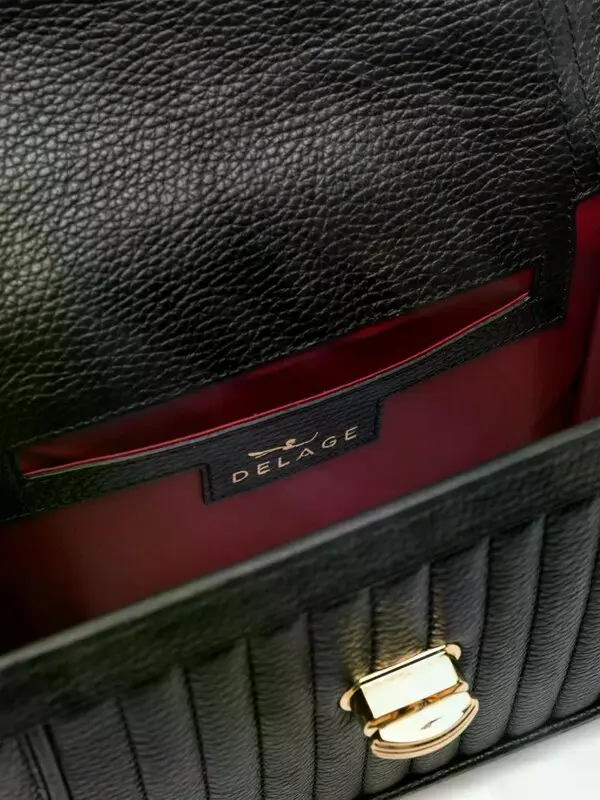 DELAGE Mini Ginette Shoulder Bag - Black