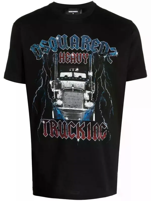 Dsquared2 Graphic-print Cotton T-shirt