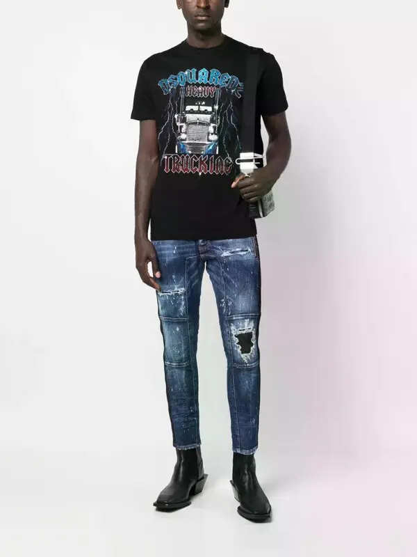 Dsquared2 Graphic-print Cotton T-shirt
