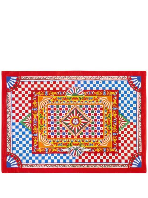 Dolce & Gabbana Placemat-napkin Set - Multicolour