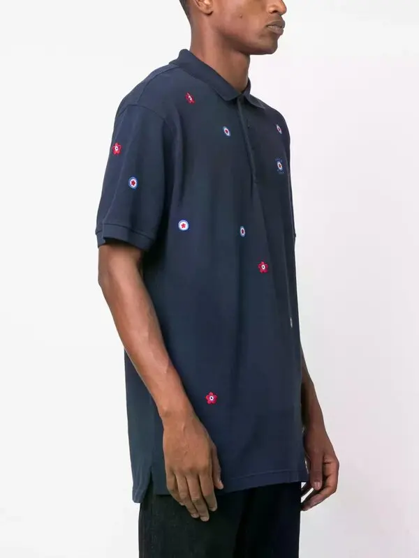 Kenzo Target Embroidered Cotton Shirt