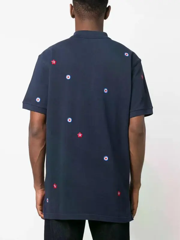 Kenzo Target Embroidered Cotton Shirt