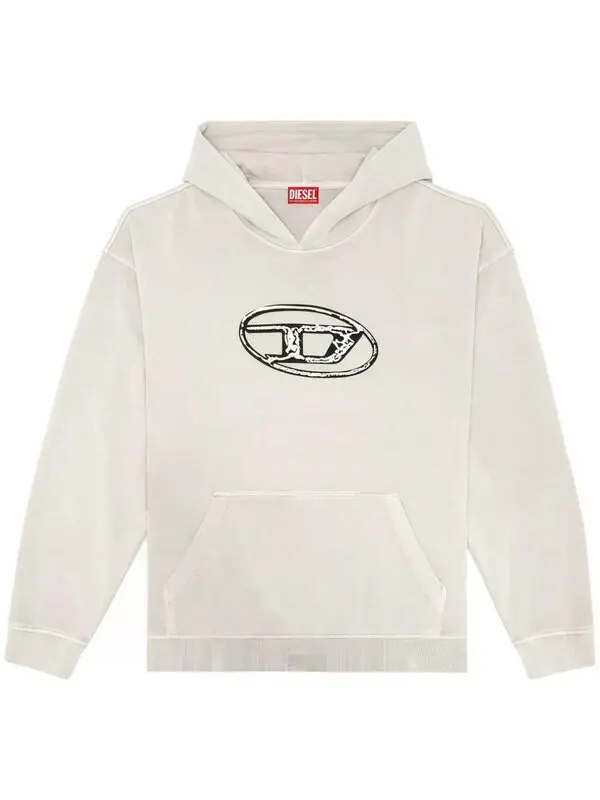 DIESEL® S-boxt Logo-print Cotton Hoodie