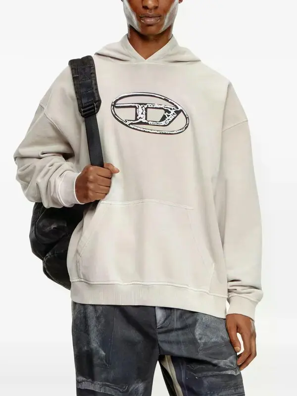 DIESEL® S-boxt Logo-print Cotton Hoodie