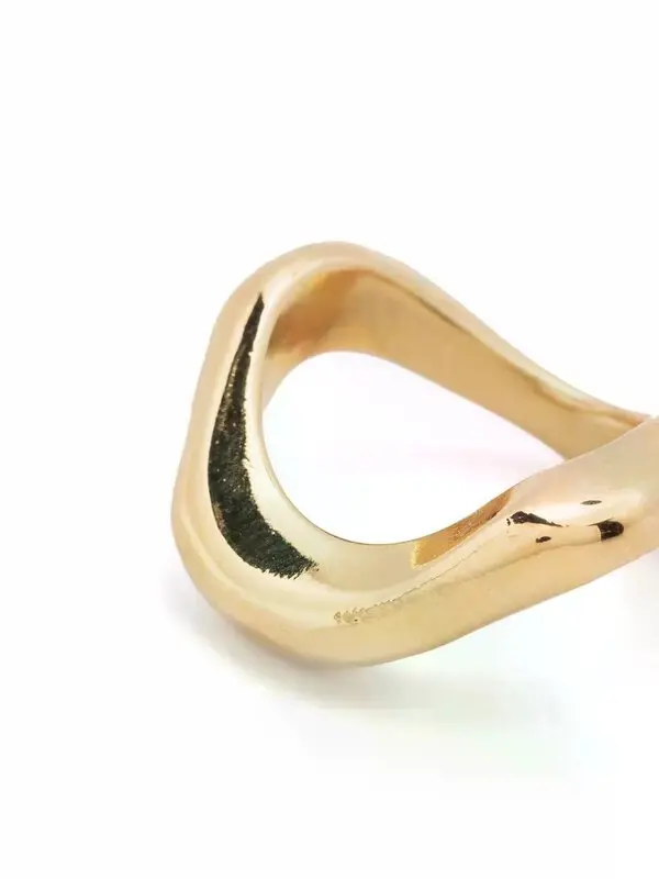 BEATRIZ PALACIOS Large-plated Wave Ring