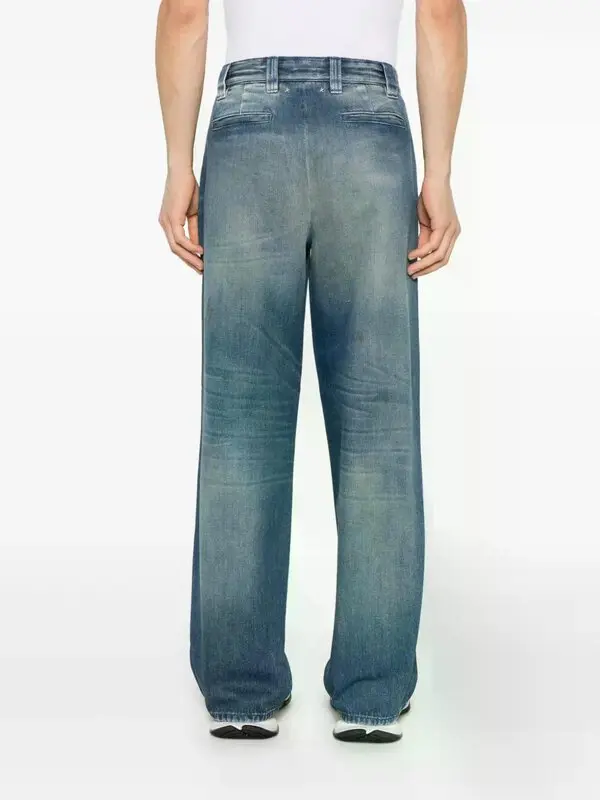 GOLDEN GOOSE Distressed Straight-leg Jeans