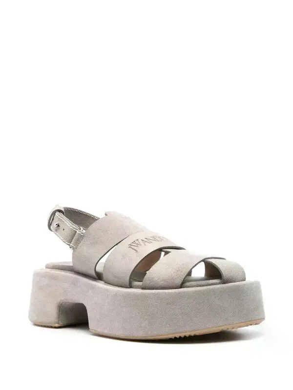 JW Anderson Suede Platform Fisherman Sandals