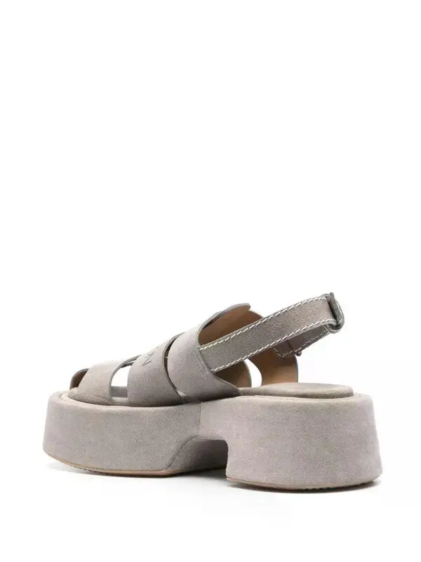 JW Anderson Suede Platform Fisherman Sandals