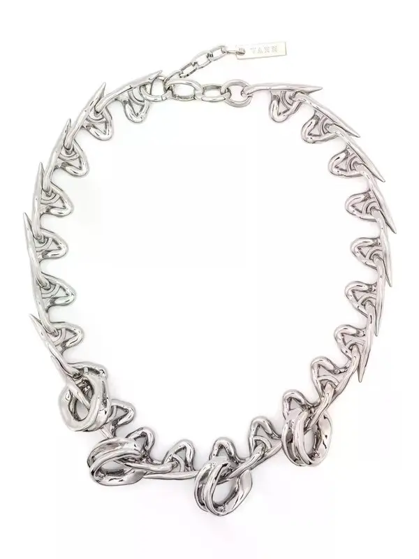 VANN JEWELRY U-pendant Heart Necklace - Silver