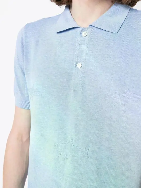 Paul & Shark Shark-pattern Polo Shirt