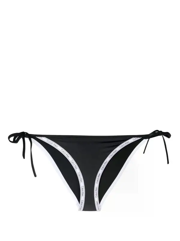 Calvin Klein Logo-print Strap Bikini Bottoms