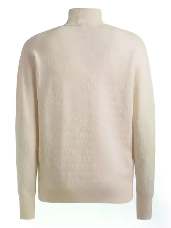 Bally Monogram-jacquard Roll-neck Jumper