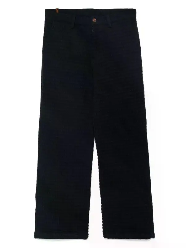 ISA BOULDER Cotton Textured Trousers
