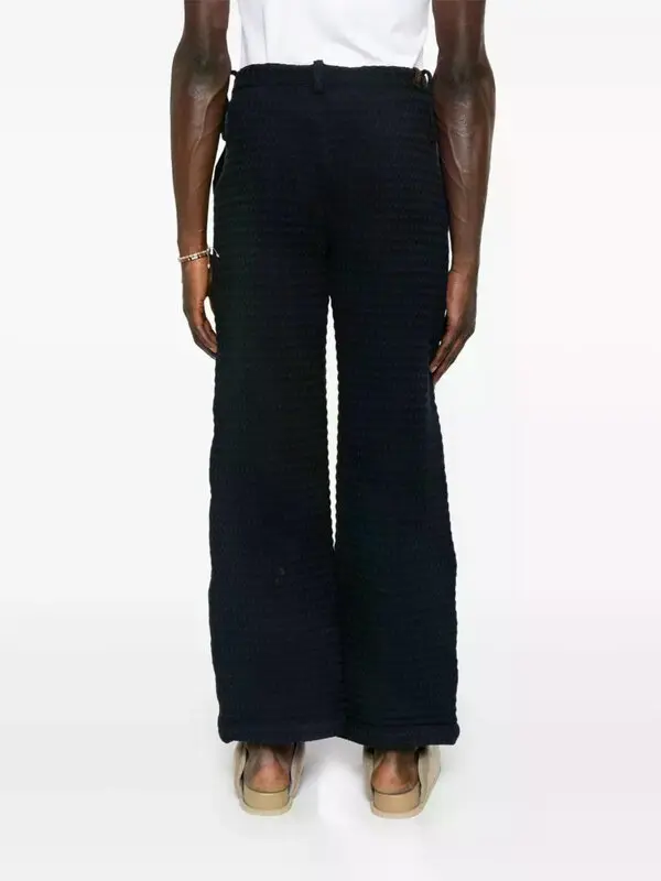 ISA BOULDER Cotton Textured Trousers