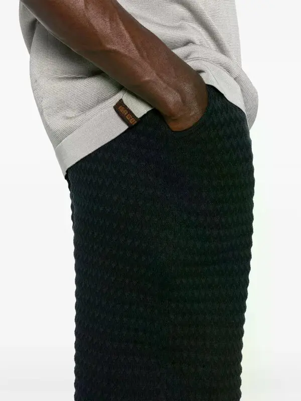 ISA BOULDER Cotton Textured Trousers